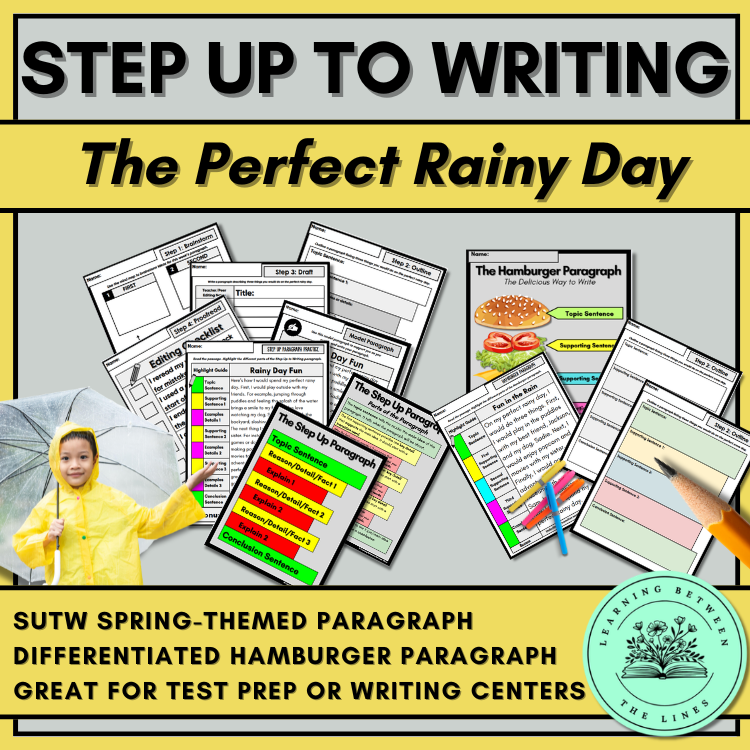 Step Up Paragraph: Rainy Day - Learning Between the Lines